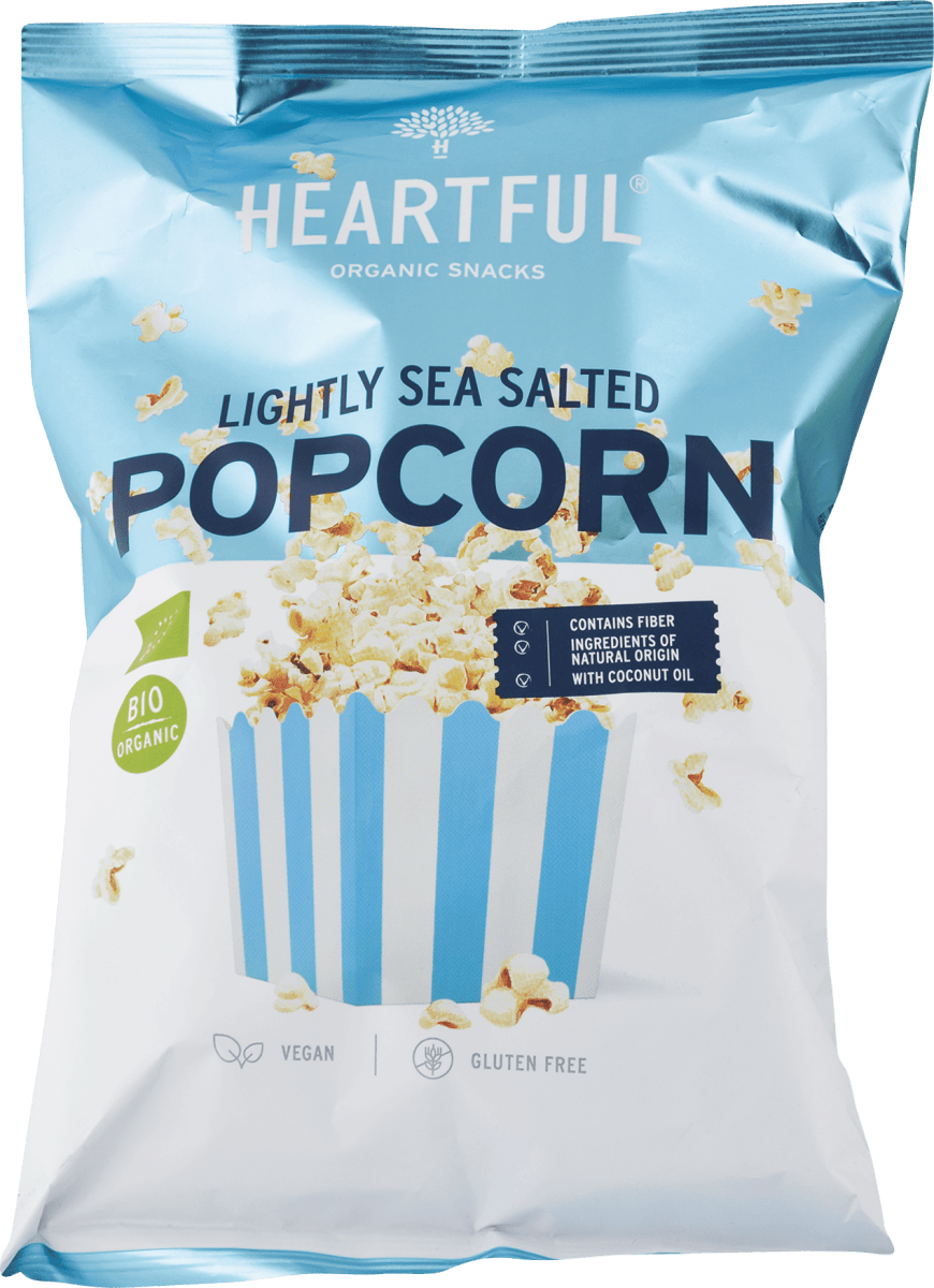 HEIMATGUT Bio popcorn - jemne solený morskou soľou, 60 g | mojadm.sk
