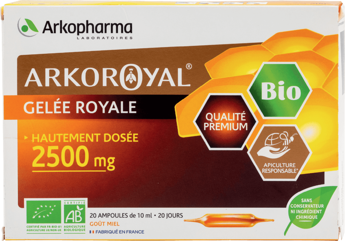 Arkoroyal® BIO gelee royale ampule 20 ampula x 10ml, 2.500 mg | dm-drogeriemarkt.ba