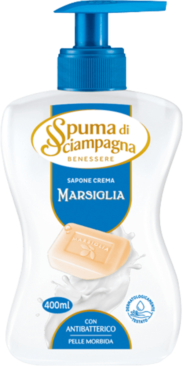 Spuma di Sciampagna Sapone liquido Marsiglia, 400 ml | dm Italia