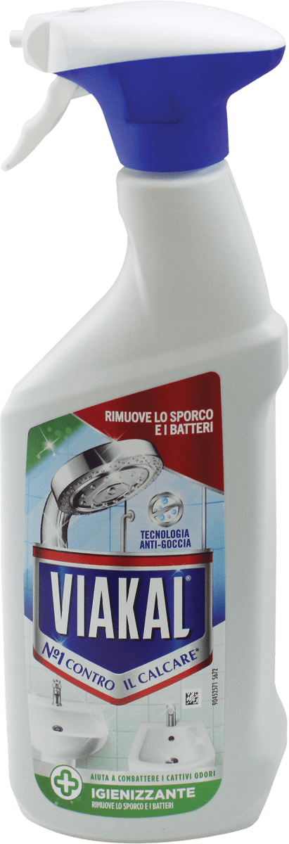 VIAKAL Disincrostante anticalcare spray igienizzante, 470 ml | dm Italia