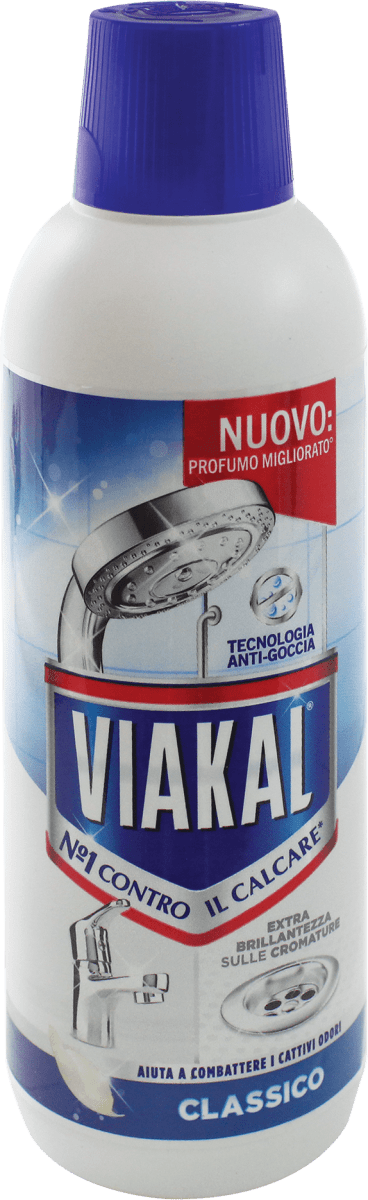 VIAKAL Disincrostante anticalcare liquido classico, 470 ml | dm Italia