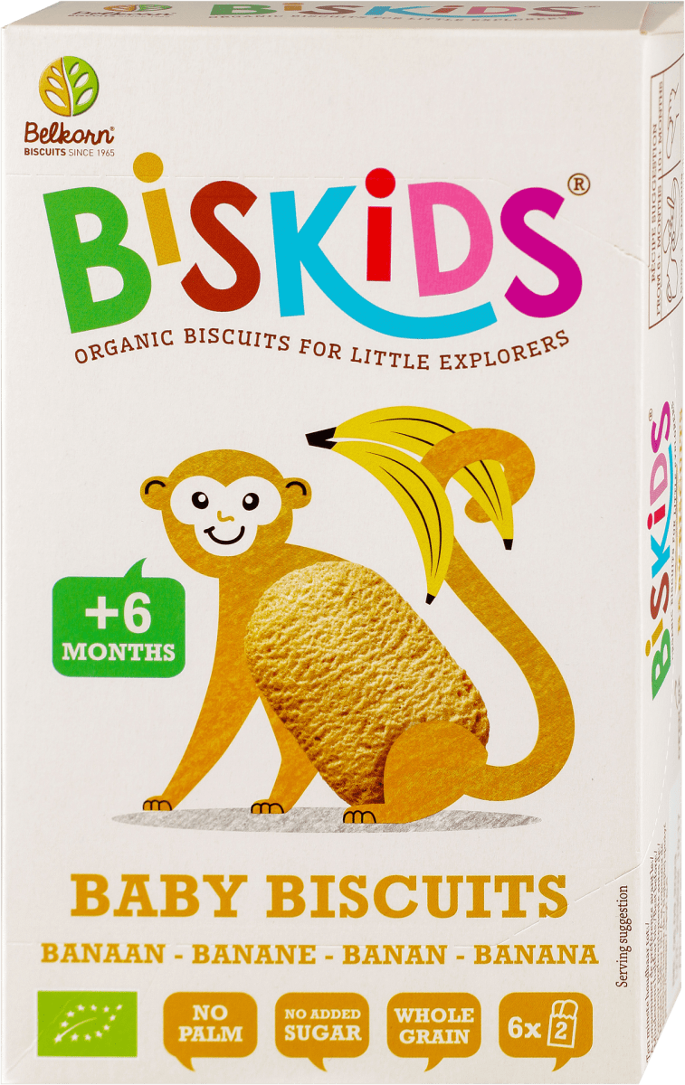BisKids Detské banánové sušienky, 120 g | mojadm.sk