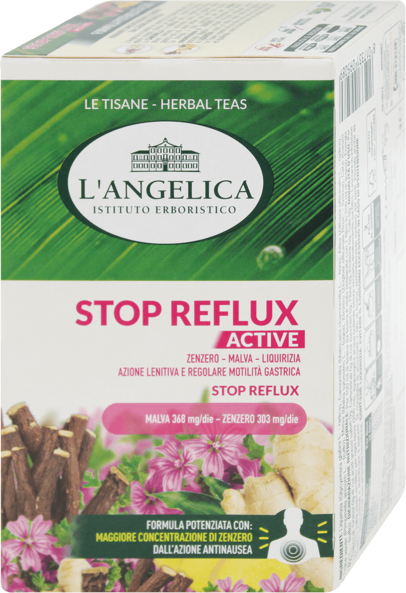 L'ANGELICA Tisana funzionale Stop Reflux, 30,6 g | dm Italia