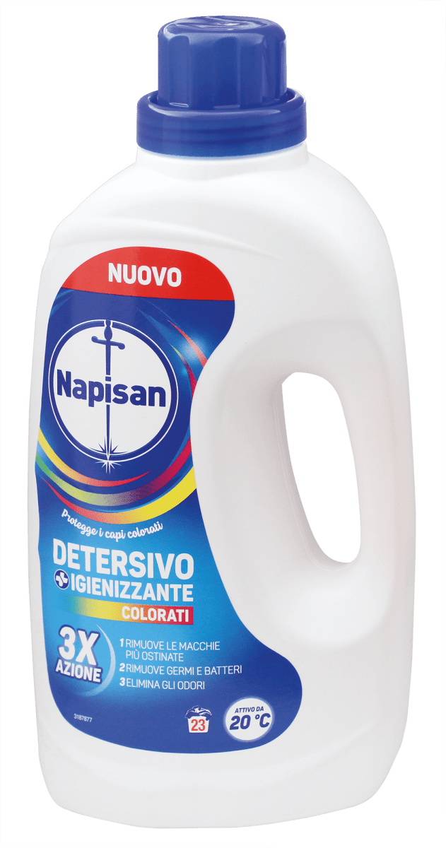Napisan Detersivo lavatrice igienizzante colorati, 1,2 l | dm Italia