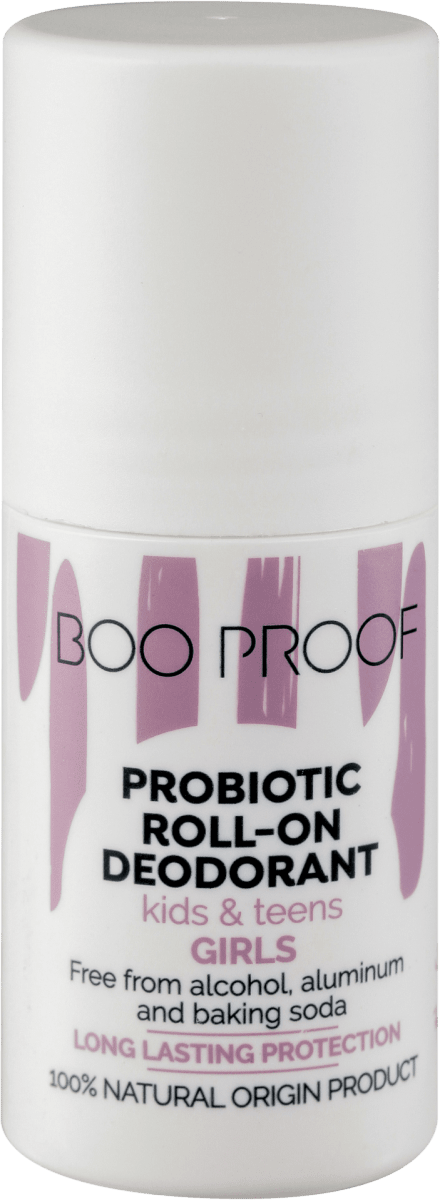 BOO PROOF Probiotik roll-on dezodorans za devojčice, 50 ml | dm.rs