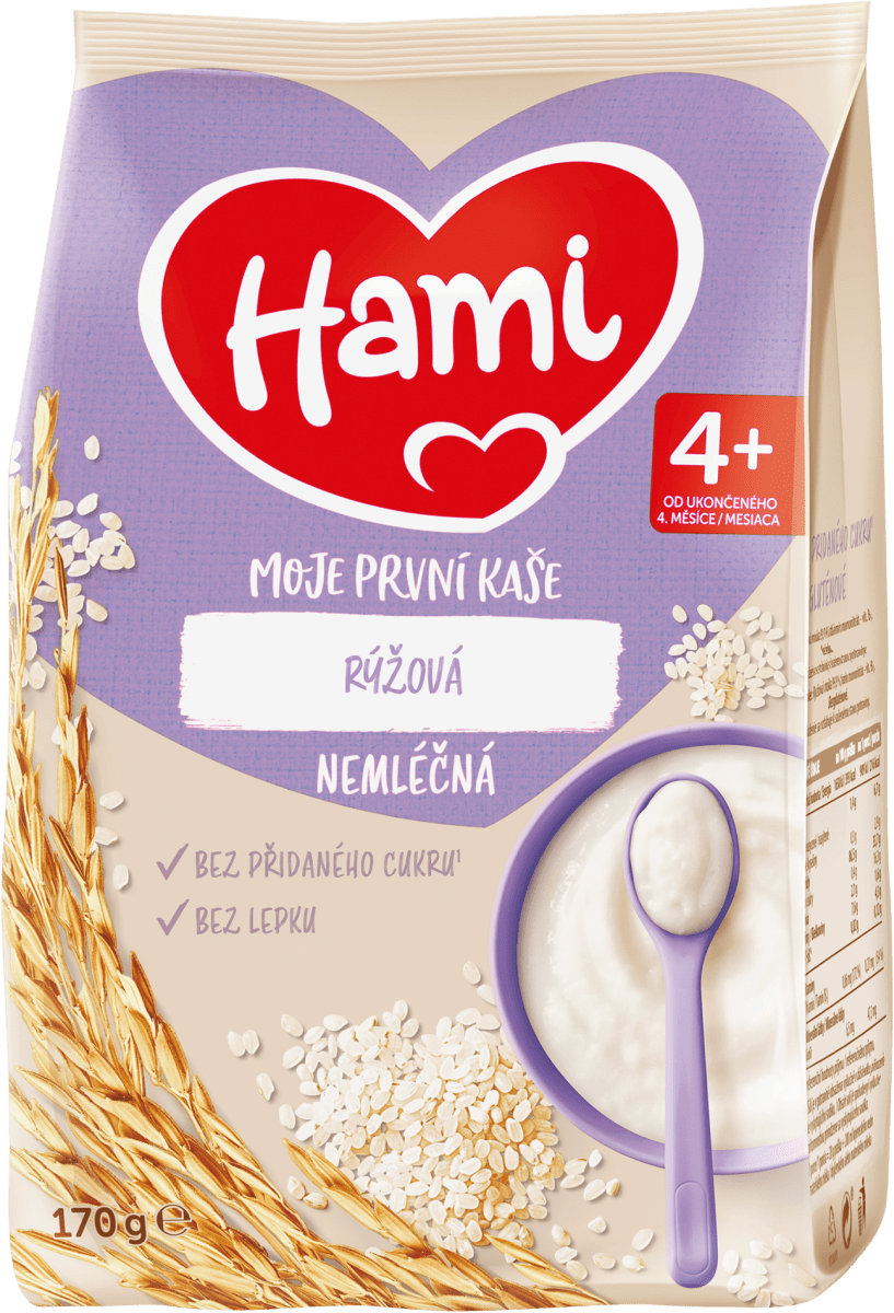 Hami Moja prvá kaša nemliečna ryžová, 170 g | mojadm.sk