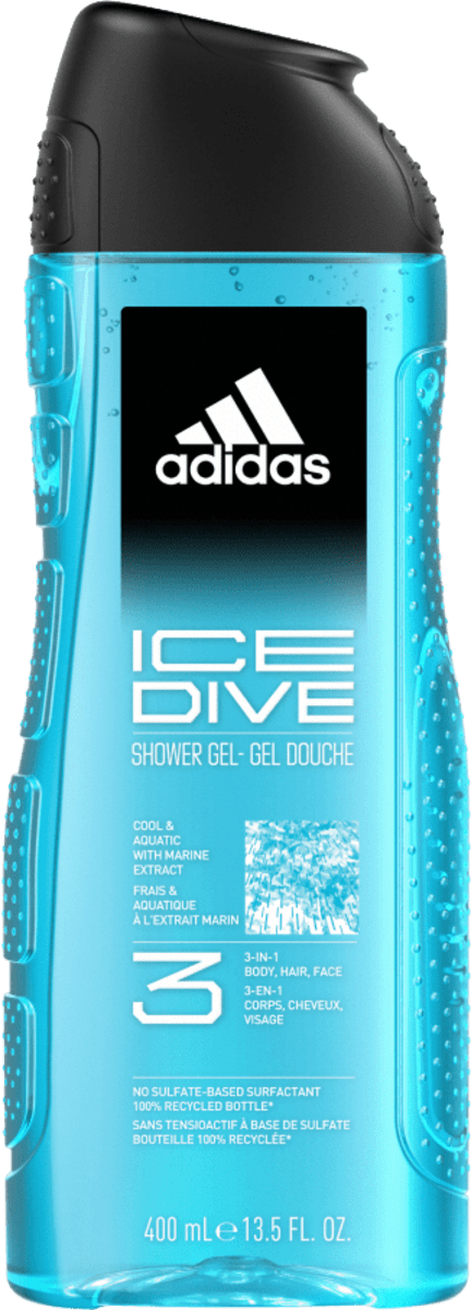 adidas sprchový gel Ice Dive, 400 ml | dm.cz