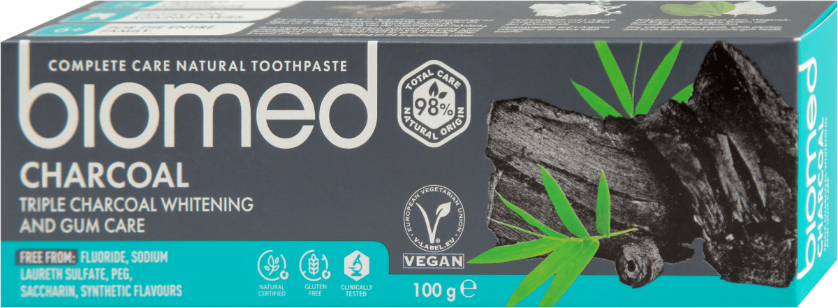 biomed CHARCOAL pasta za zube, 100 g | dm.rs