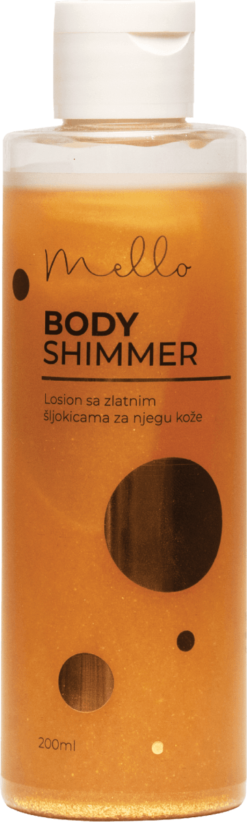 Mello Body Shimmer Gold losion za tijelo, 200 ml | dm-drogeriemarkt.ba