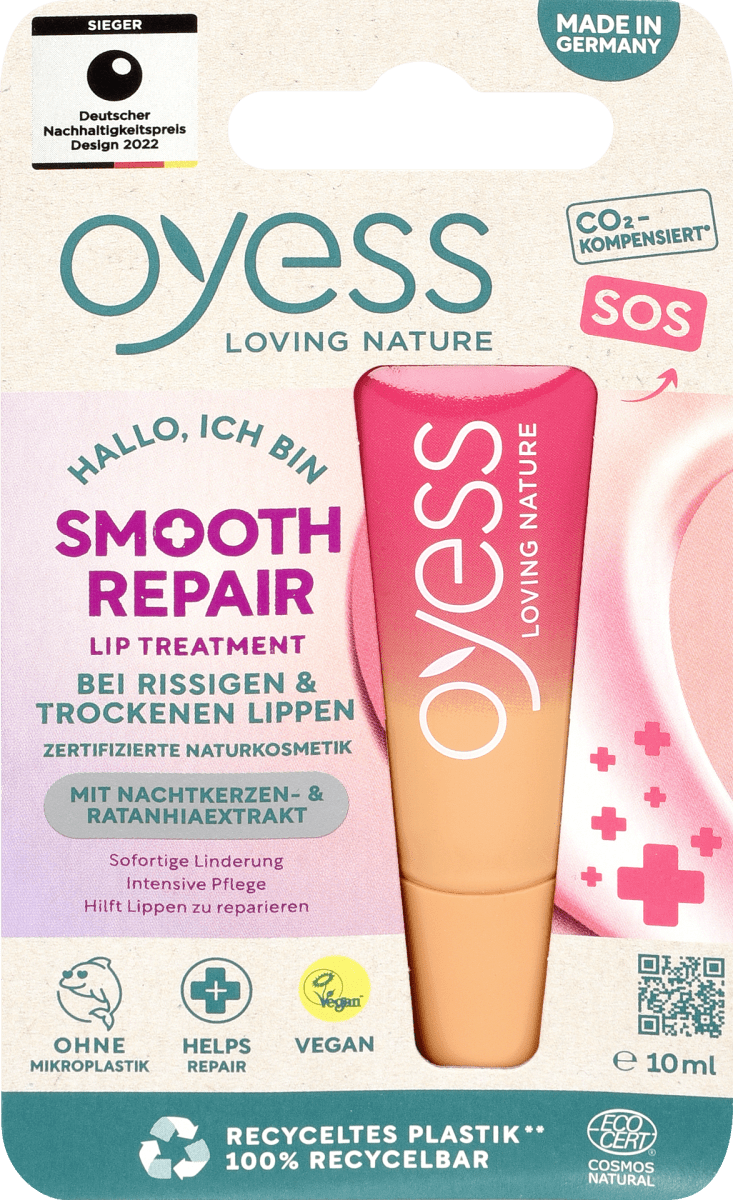 oyess balzám na rty Smooth Repair, 10 ml | dm.cz