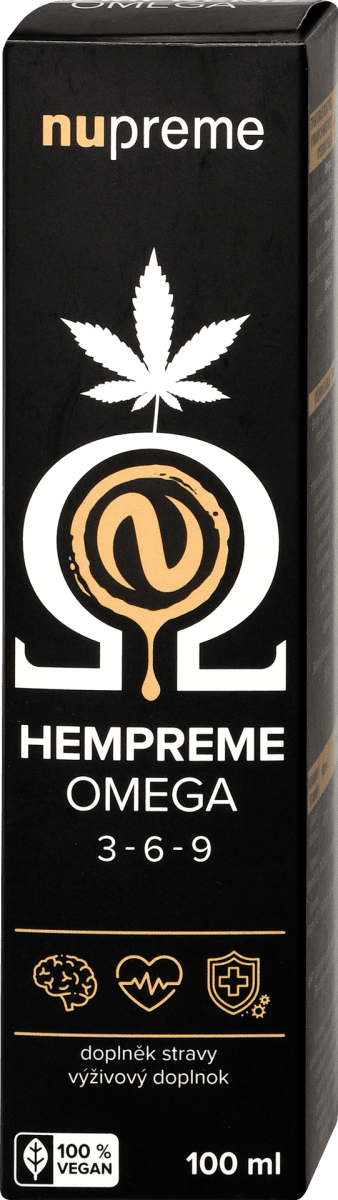 nupreme konopný olej Hempreme Omega, 100 ml | dm.cz