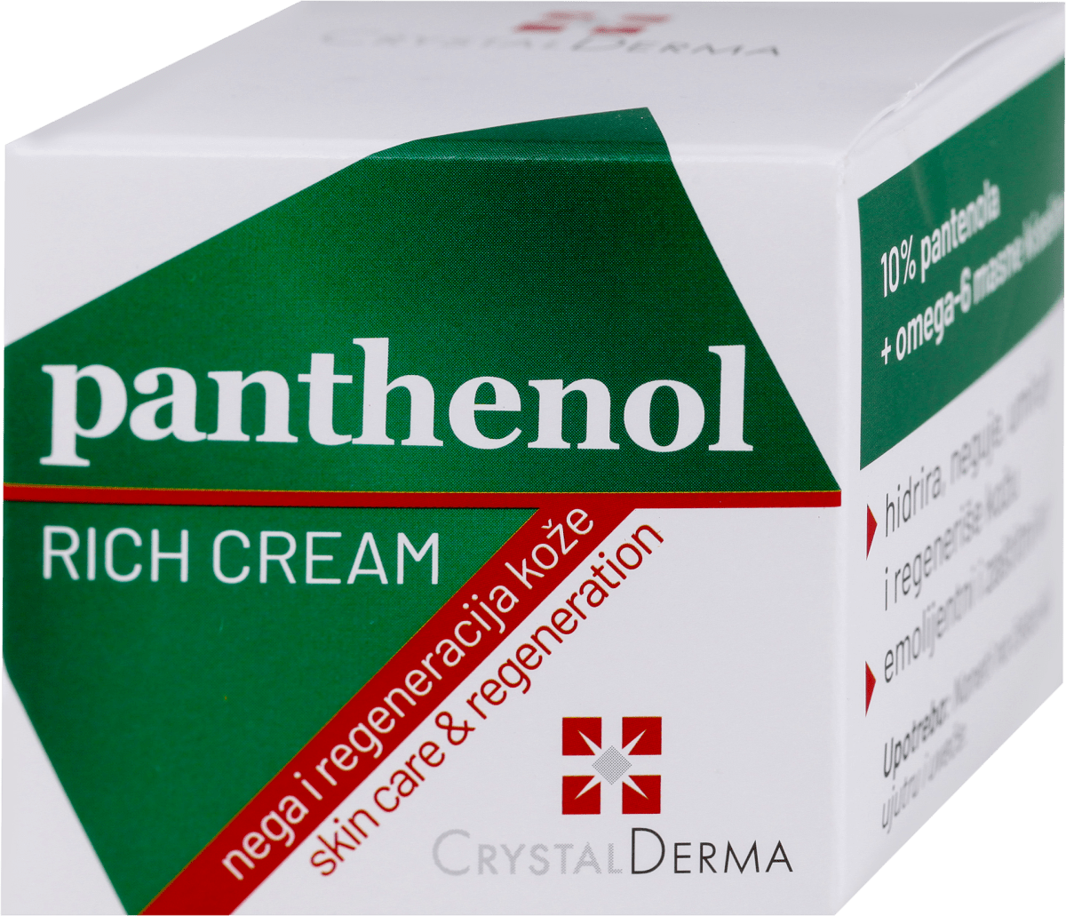 CrystalDerma panthenol RICH krema, 50 ml | dm.rs