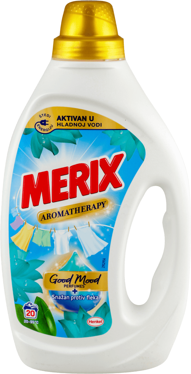 MERIX AROMATHERAPY Good Mood PERFUMES gel tečni detergent - Lotus, 900 ...