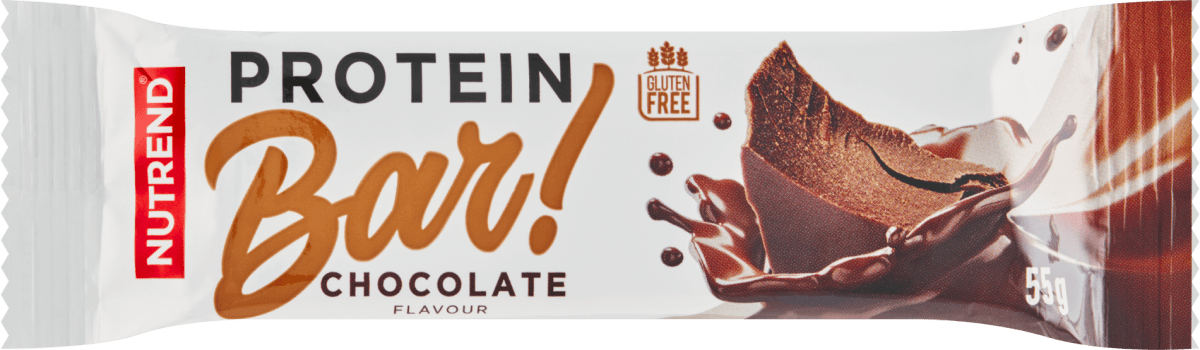 NUTREND Bar! proteinová tyčinka s čokoládovou příchutí, 55 g | dm.cz