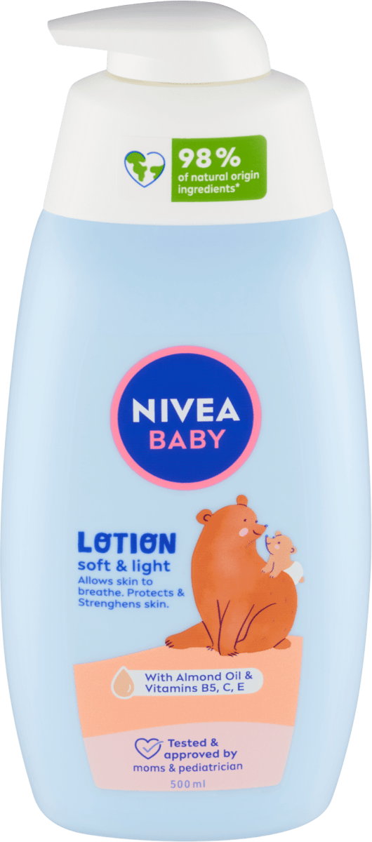 NIVEA BABY Soft & Light hidratantni losion za bebe, 500 ml | dm.rs