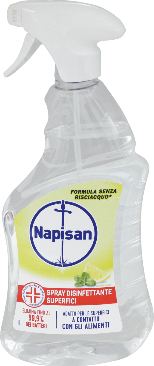 Napisan Spray disinfettante superfici al limone, 740 ml | dm Italia