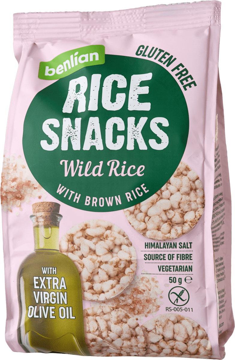 benlian RICE SNACKS - himalajska so, 50 g | dm.rs
