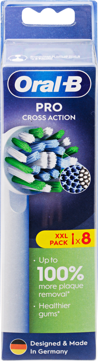Oral-B fogkefe pótfej Pro Cross Action, 8 db | dm.hu