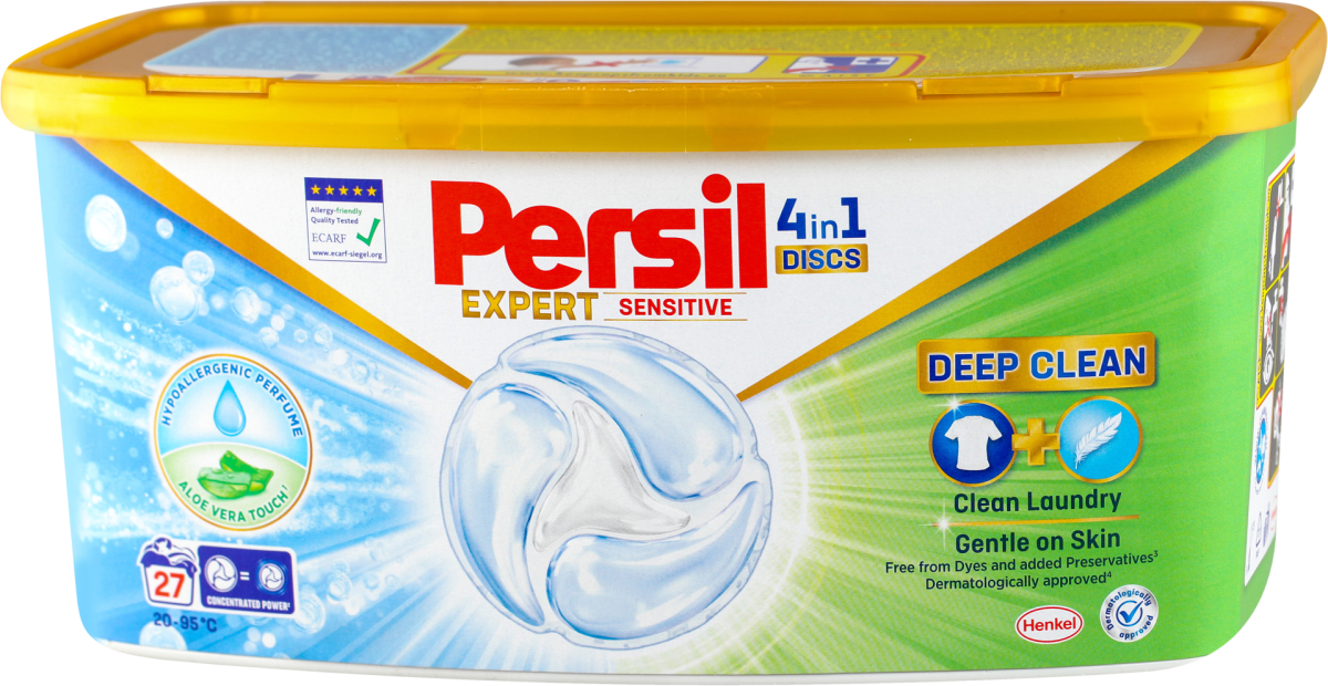 Persil EXPERT SENSITIVE kapsule za pranje veša, 4u1, 27 kom | dm.rs