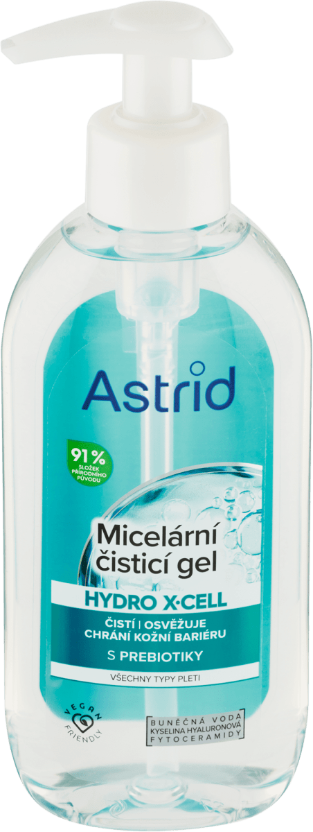 Astrid Hydro X-Cell micelární čisticí gel, 200 ml | dm.cz