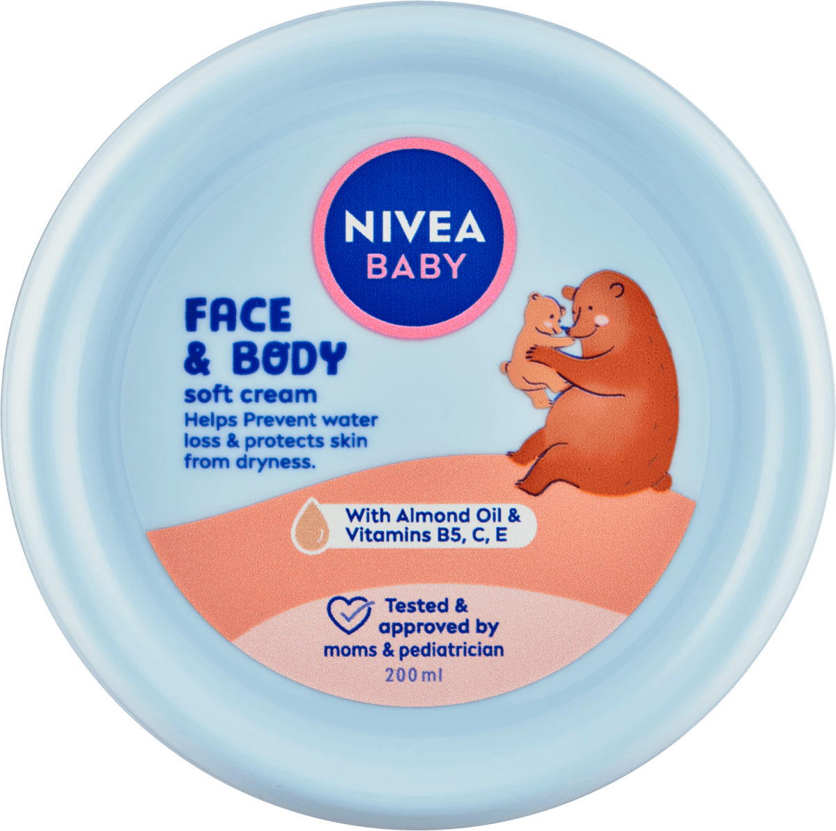 NIVEA BABY krém na obličej a tělo, 200 ml | dm.cz