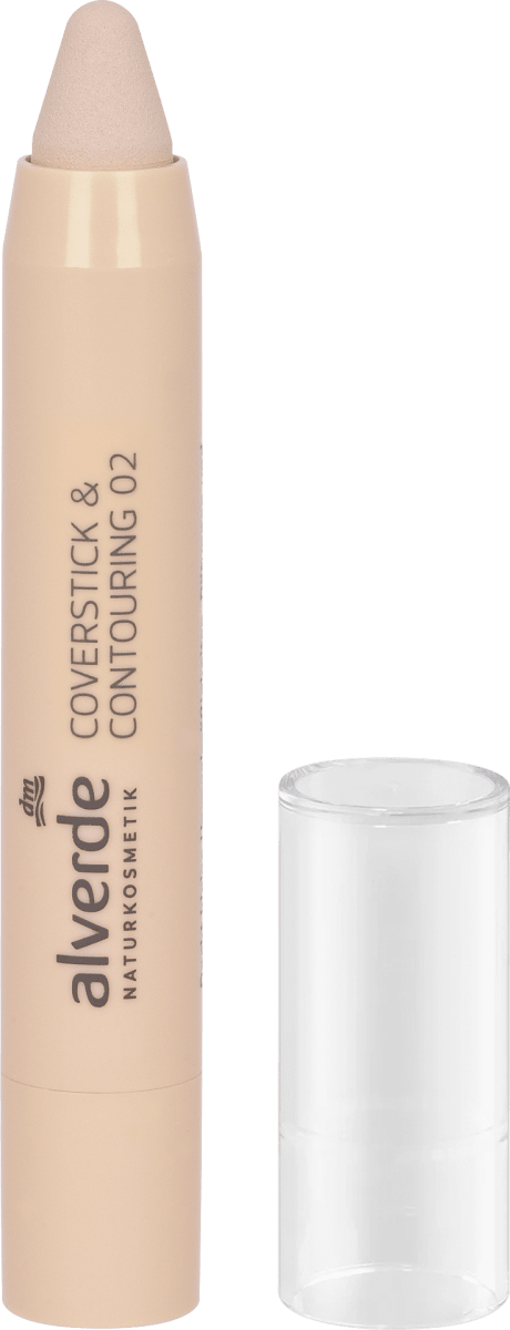 alverde NATURKOSMETIK korektor a konturovací tyčinka 02 Beige, 3,2 g ...