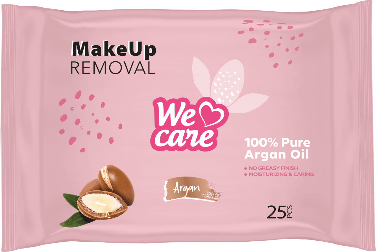 Violeta Make up vlažne maramice za skidanje šminke - argan oil, 25 kom ...