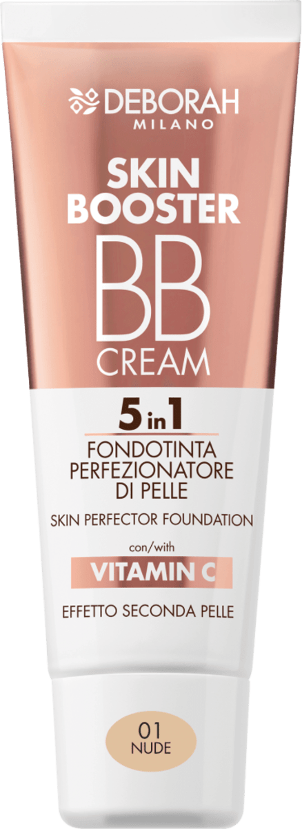 DEBORAH MILANO Skin Booster BB krém 5 v 1 OF15 01 Nude, 30 ml | dm.cz