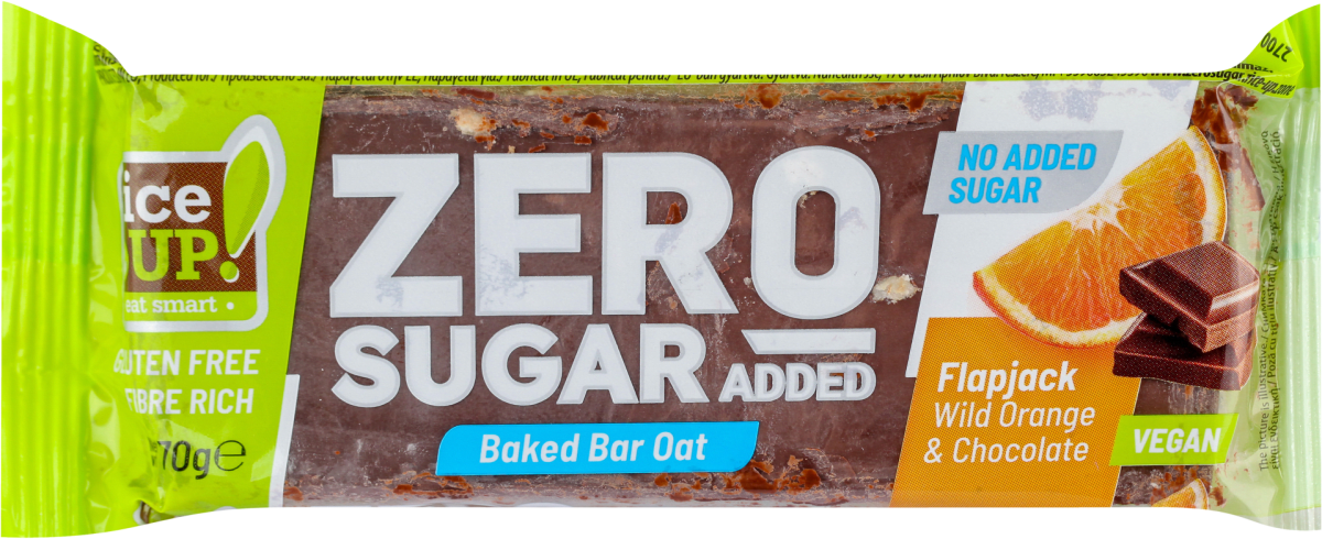 Rice Up! ZERO SUGAR ADDED ovseni bar - čokolada i pomorandža, 70 g | dm.rs