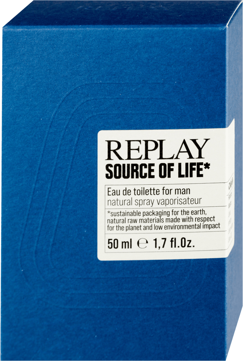 REPLAY SOURCE OF LIFE* Edt - parfem za muškarce, 50 ml | dm.rs