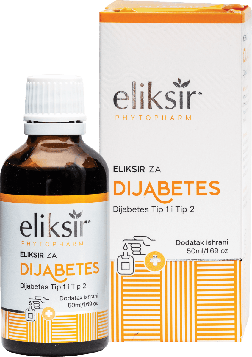 eliksir phytopharm Biljne kapi za dijabetes, 50 ml | dm-drogeriemarkt.ba