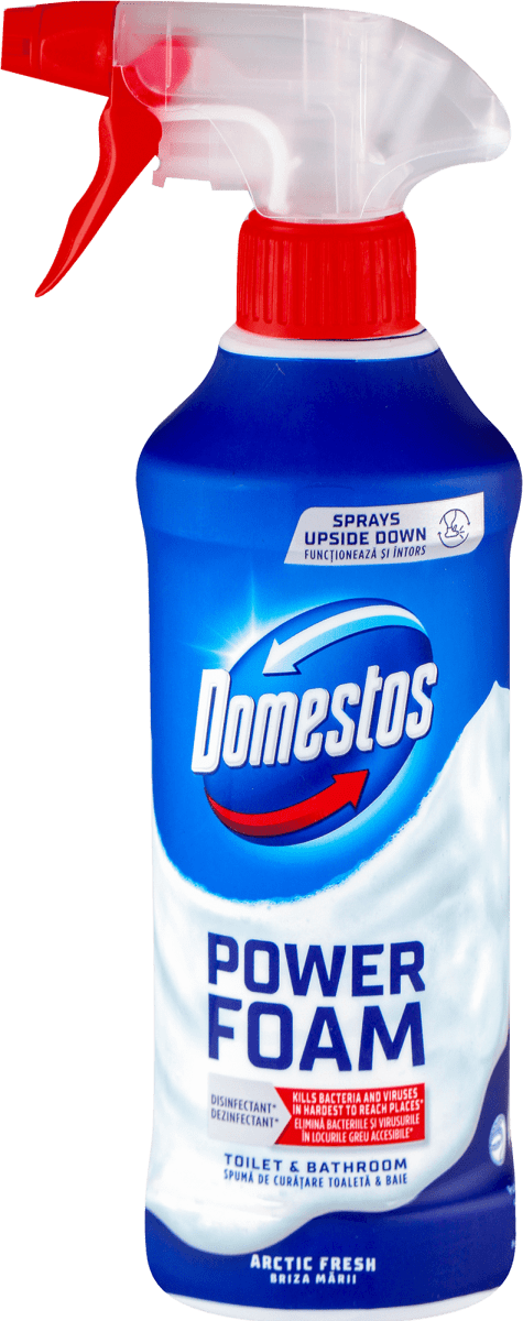 Domestos POWER FOAM pena za čišćenje kupatila - ARCTIC FRESH, 435 ml | dm.rs