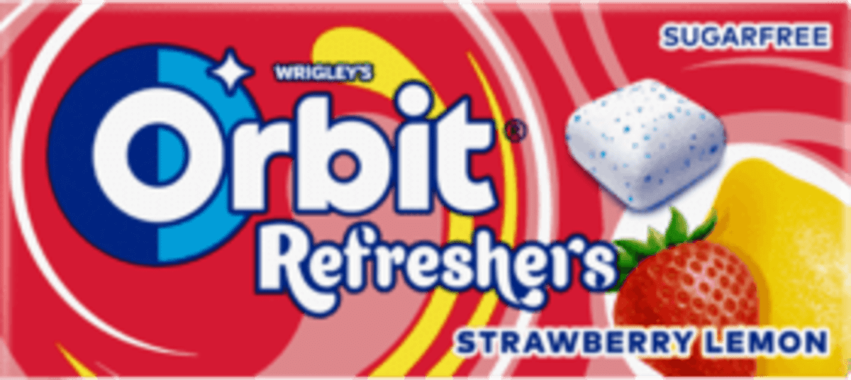 Orbit Refreshers žvýkačky Strawberry-Lemon, 17,9 g | dm.cz