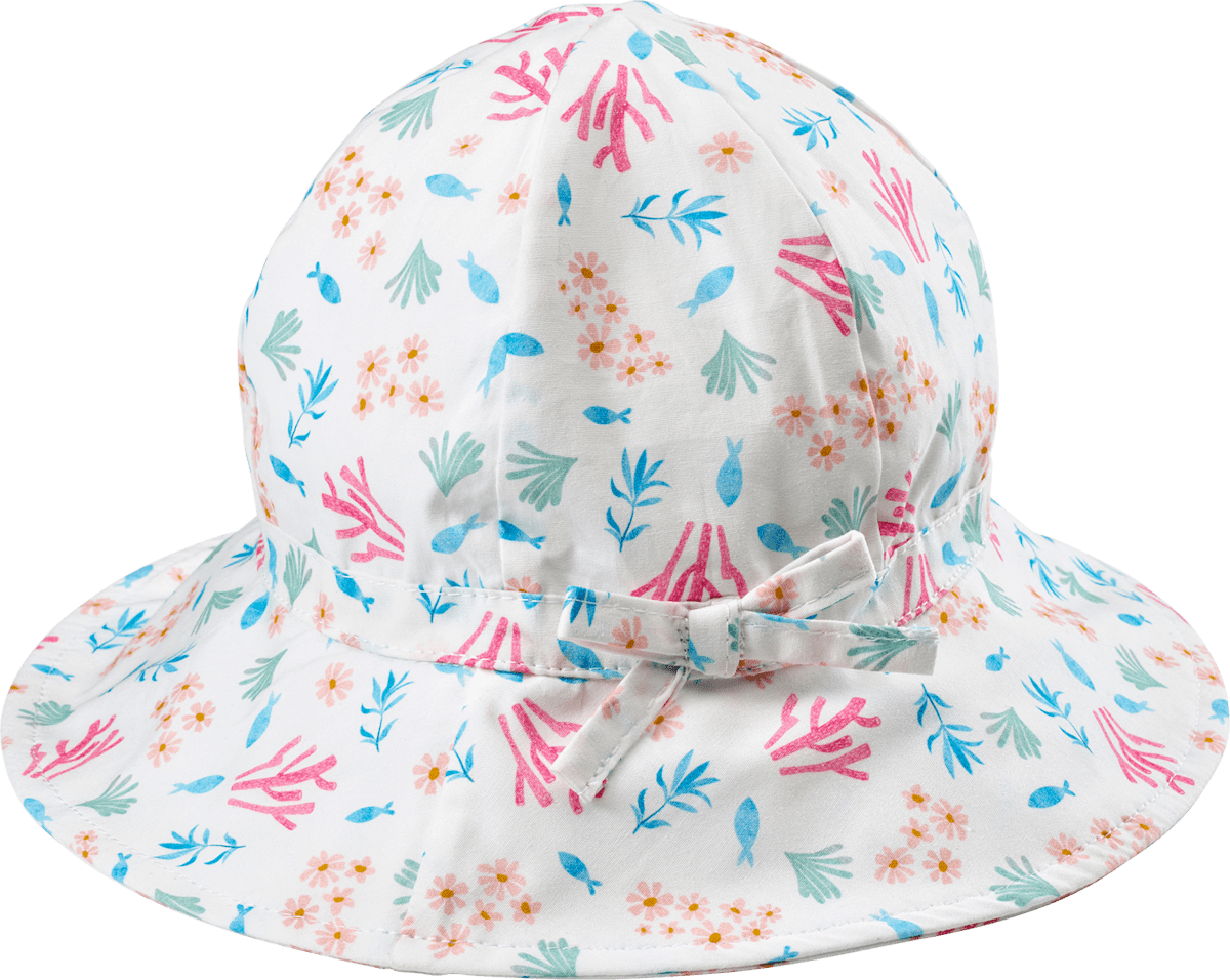 ALANA Hut mit Blumen-Muster, weiß, Gr. 50/51, 1 St dauerhaft günstig online kaufen | dm.de