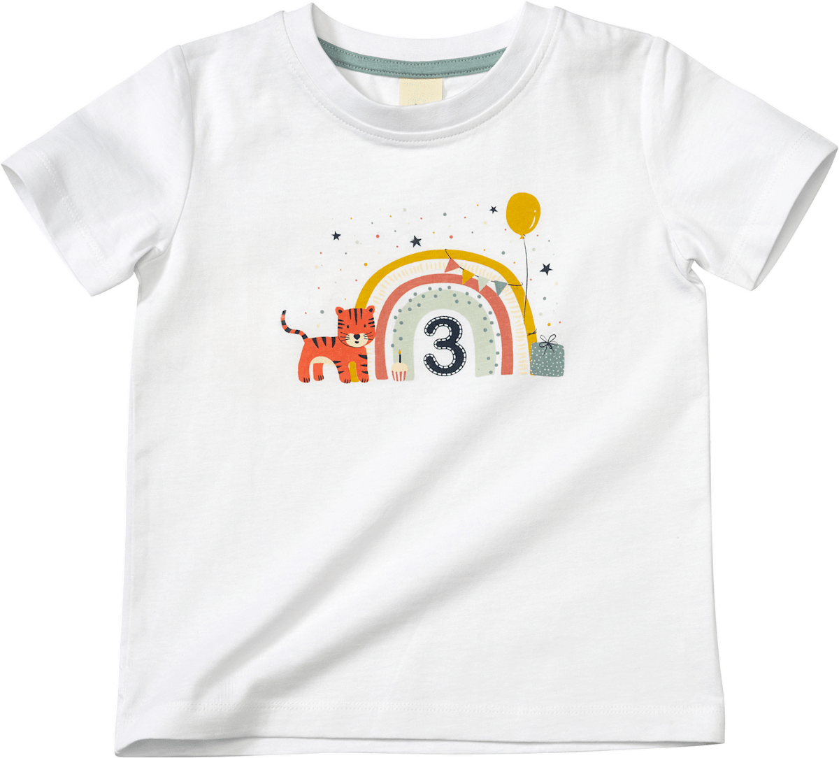 ALANA Geburtstags T-Shirt 3 Jahre, weiß, Gr. 104, 1 St dauerhaft ...