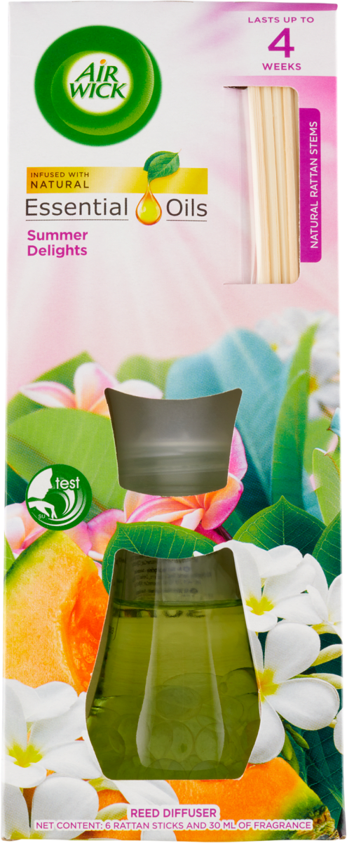 AIRWICK Essential Oils Reed Diffuser mirisni štapići – Summer Delights ...