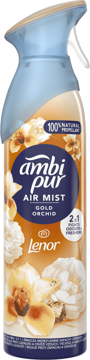 Ambi Pur Osviežovač vzduchu v spreji Gold Orchid, 185 ml | mojadm.sk