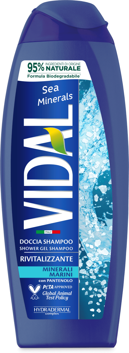 VIDAL Doccia shampoo uomo Sea Minerals, 250 ml | dm Italia