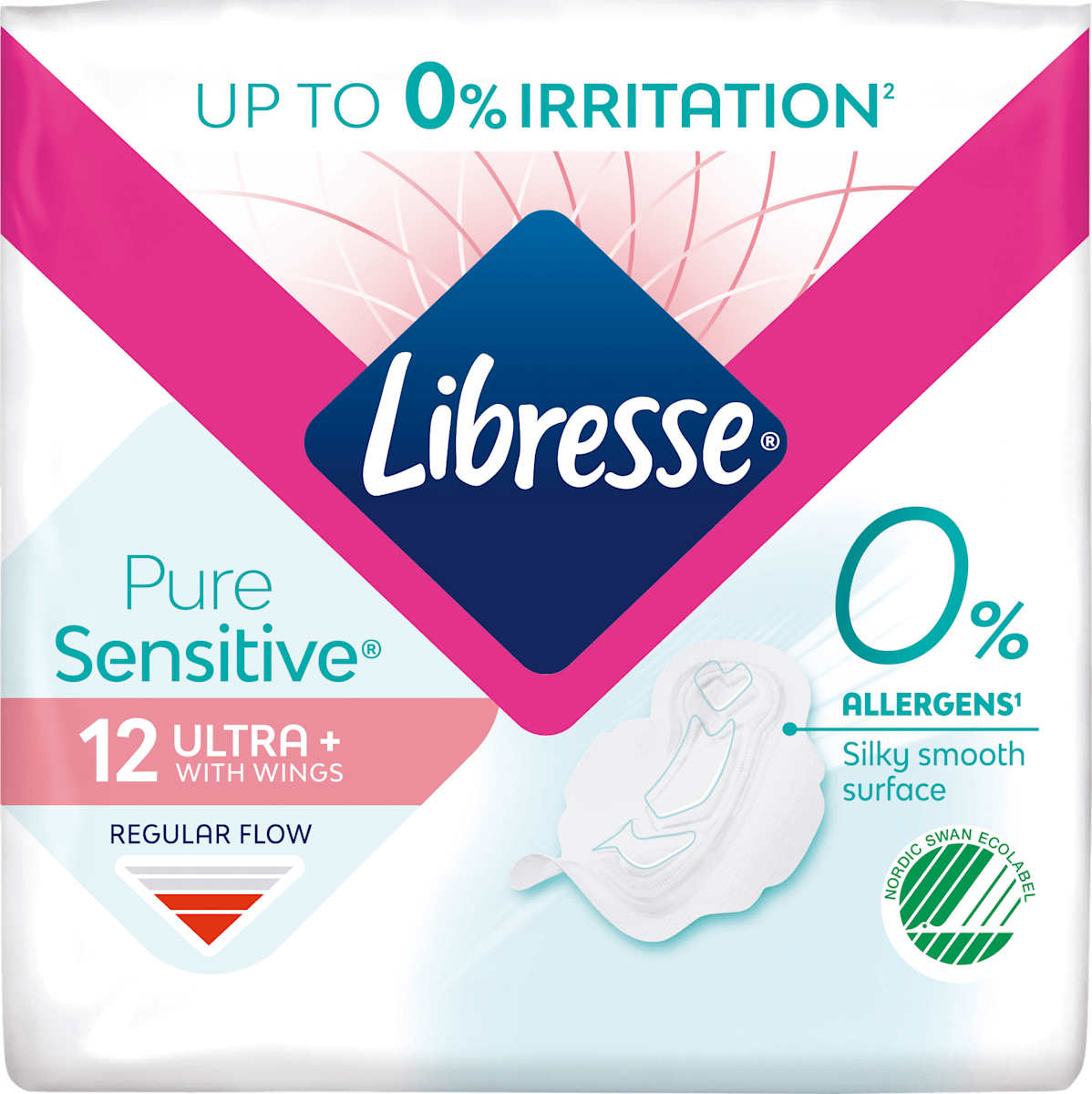 Libresse Pure Sensitive absorbante normale, 12 buc | dm.ro