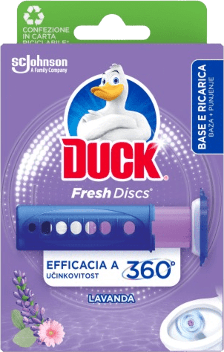 DUCK Fresh Discs gel za čišćenje i osvježavanje WC školjke – Lavanda ...