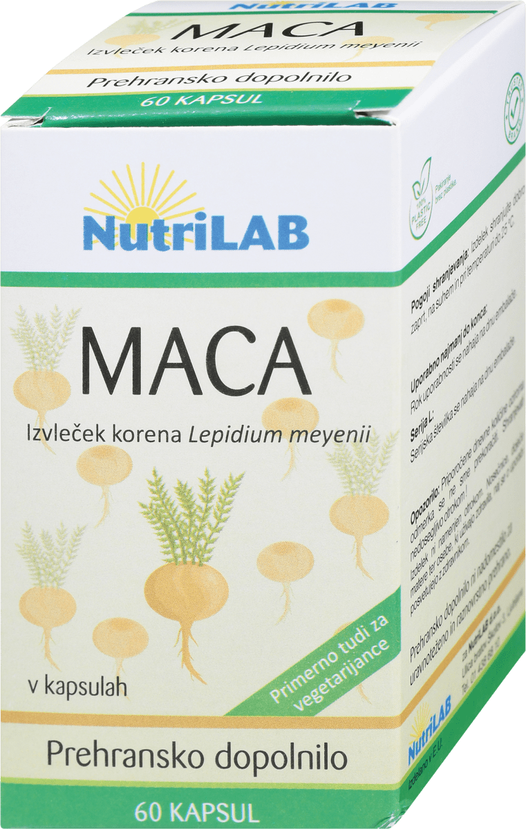 NutriLAB Prehransko dopolnilo MACA, 60 kos | dm.si