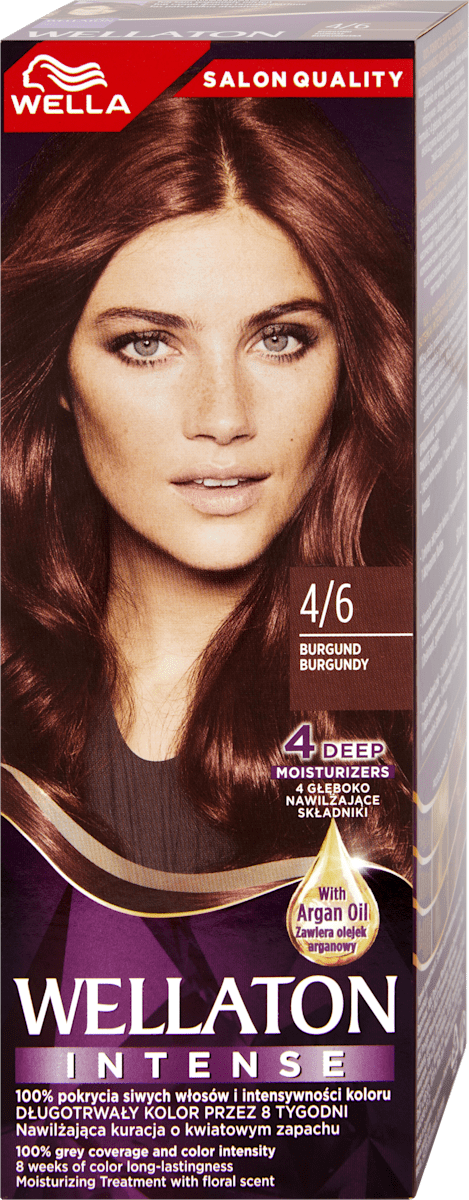 Wellaton Intense farba do włosów 4/6 Burgund, 1 szt. kupuj w zawsze ...
