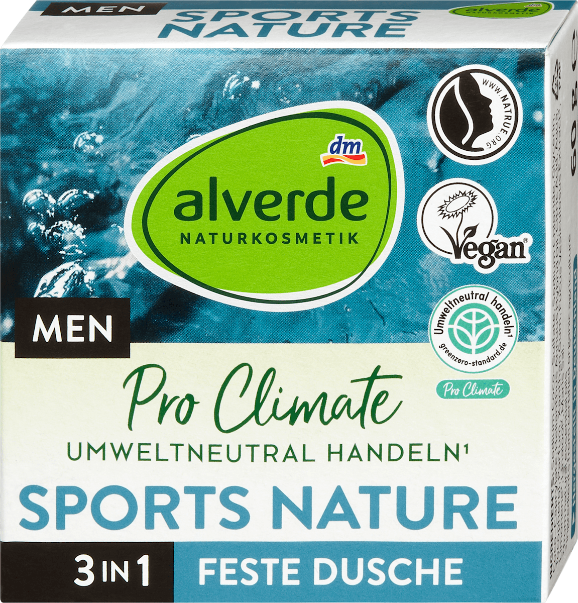 alverde MEN Feste Dusche 3in1 Sports Nature, 60 g dauerhaft günstig ...