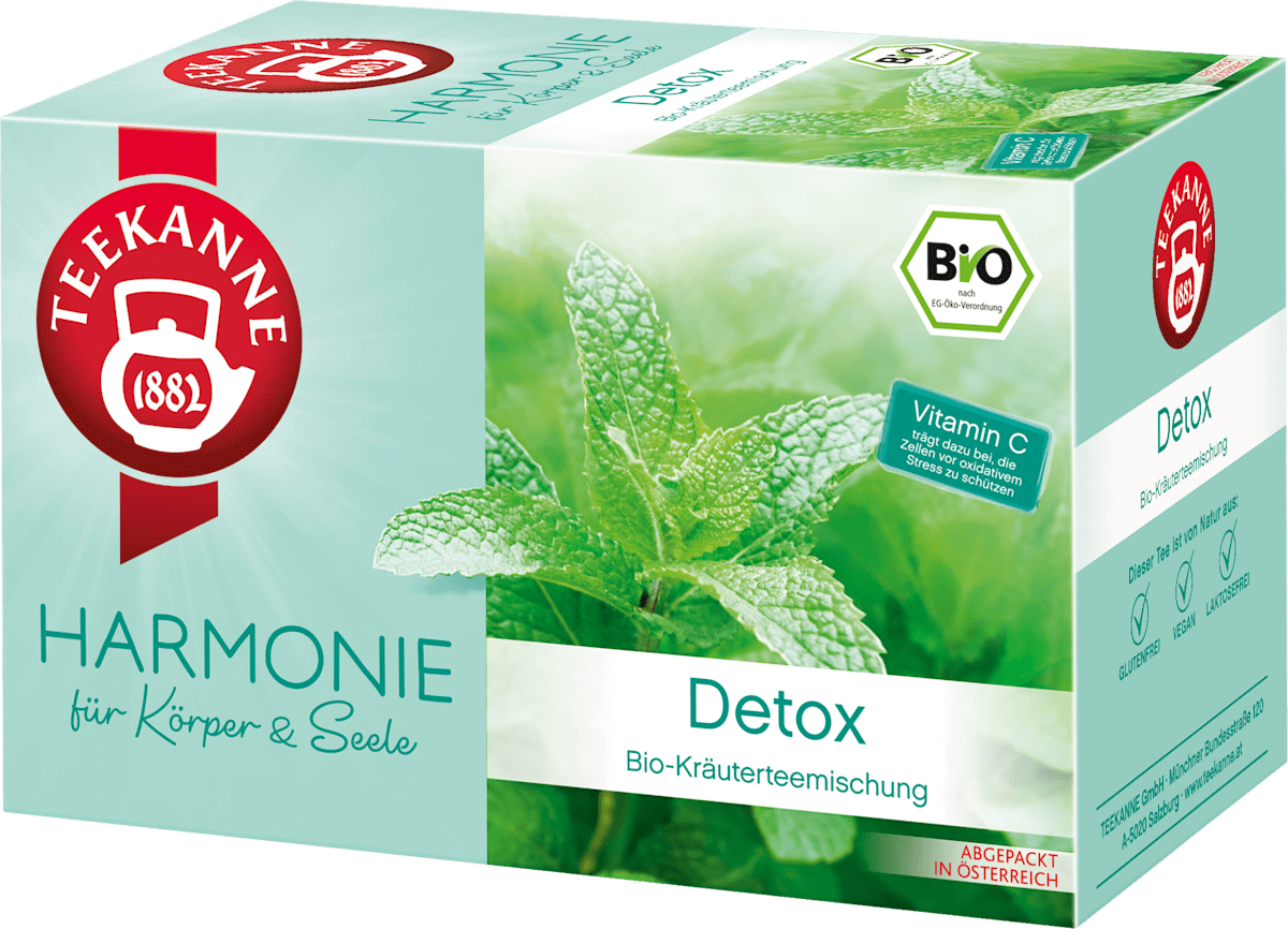Teekanne Kräutertee-Mischung Harmonie Detox, 32 g | dm.at