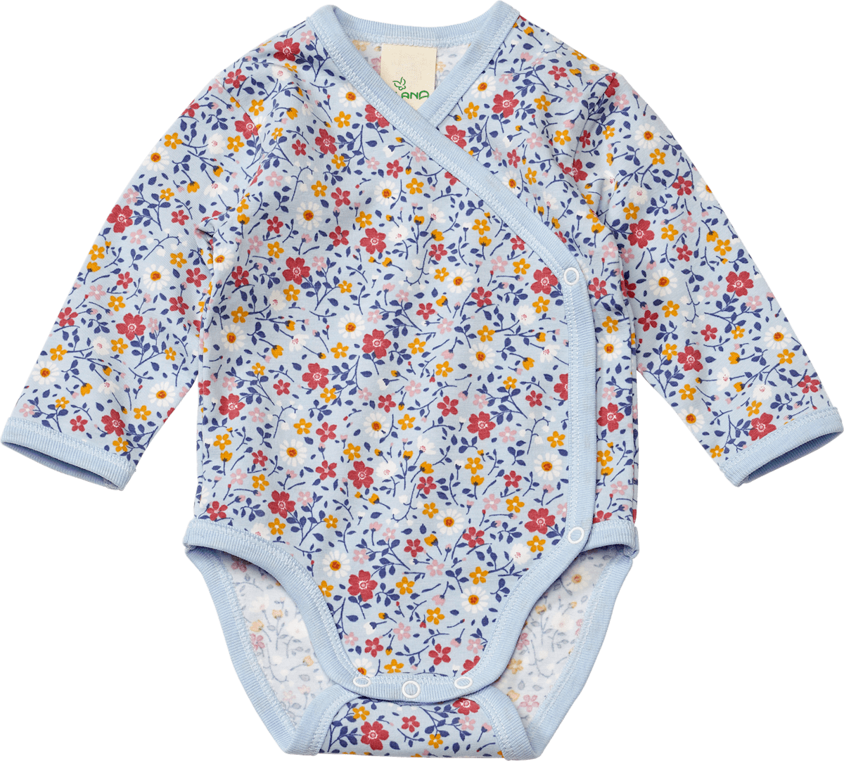 Alana Wickelbody Pro Climate Mit Blumen Muster Blau Gr 50 56 1 St