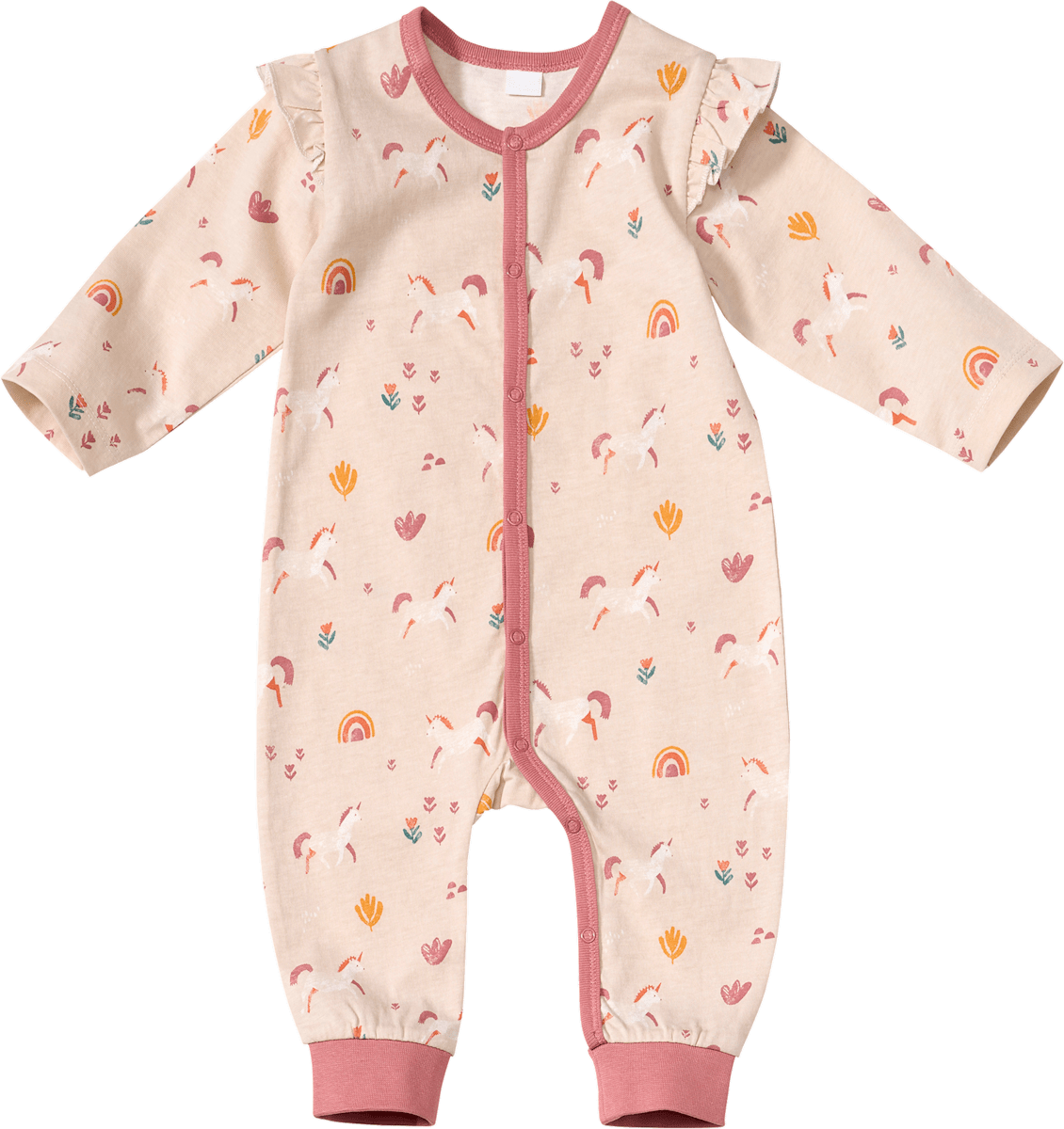 ALANA Schlafanzug mit Einhorn-Muster, rosa, Gr. 62/68, 1 St dauerhaft ...