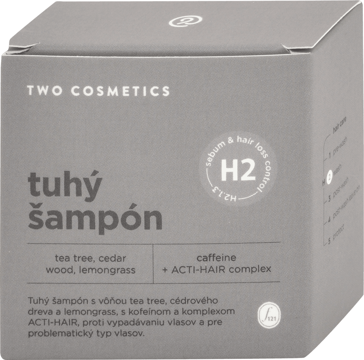 two cosmetics Tuhý šampón na vlasy sebum & hair loss control, 60 g ...