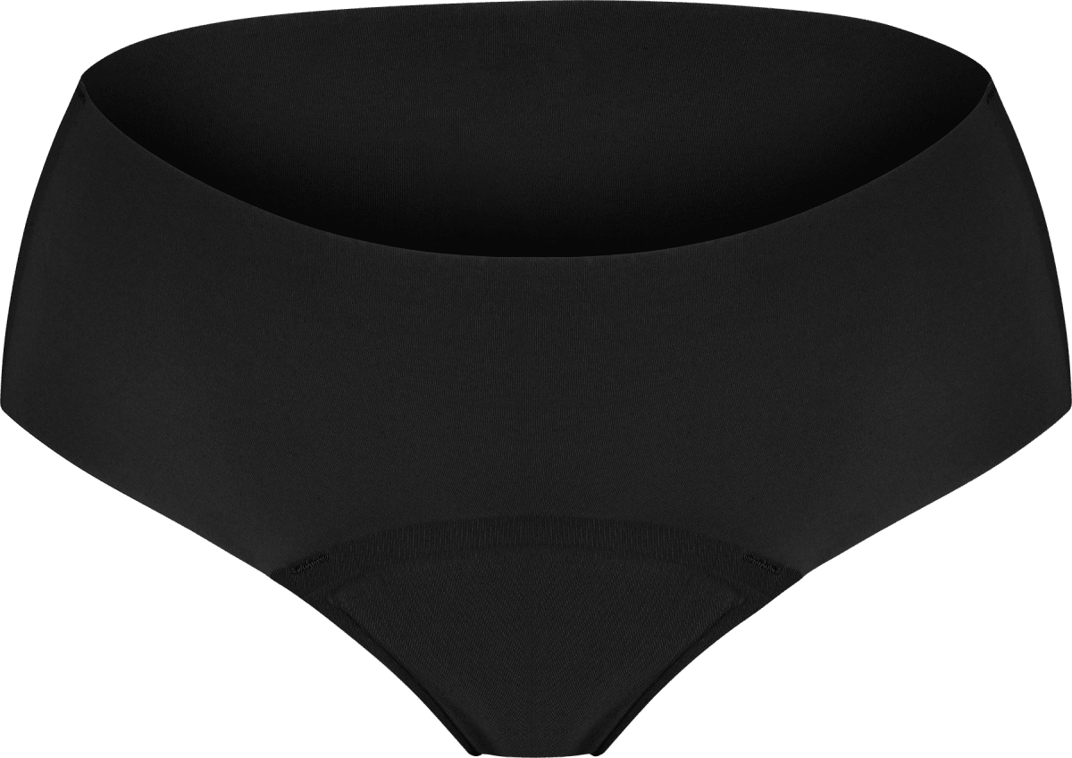 ooia Periodenunterwäsche Hipster Seamless Schwarz, Gr. 50-52, 1 St | dm.at