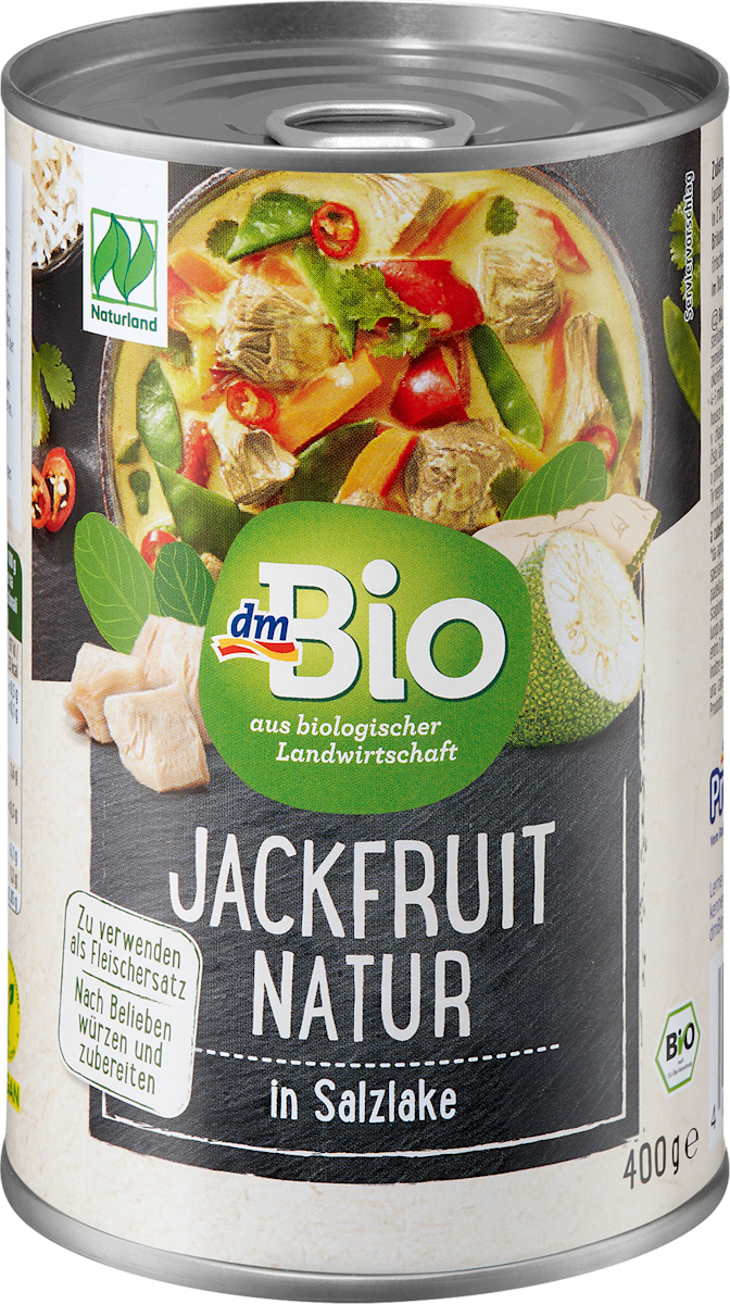 dmBio Jackfruit Natur in Salzlake, 400 g dauerhaft günstig online kaufen | dm.de