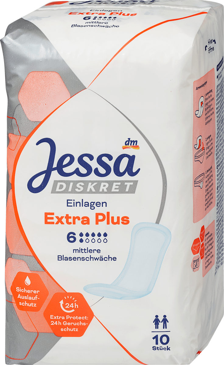 Jessa DISKRET Ulošci za inkontinenciju – Extra Plus, 10 kom. trajno ...